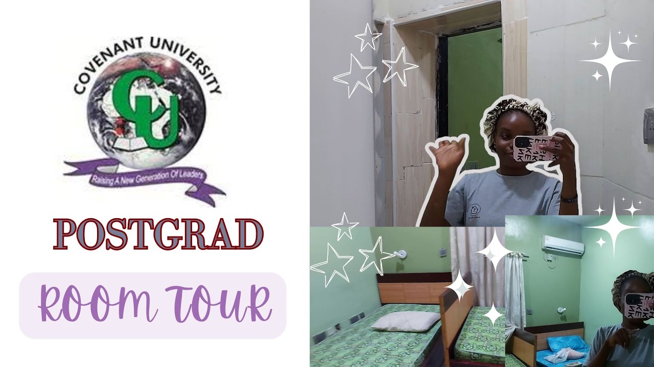 Covenant University Postgraduate hall room tour #firstdayofschoolvlog # ...