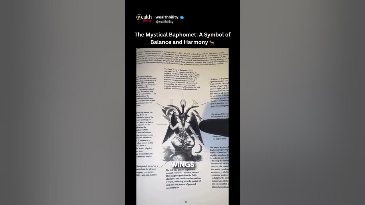 The Mystical Baphomet: A Symbol of Balance and Harmony 🐐 - YouTube