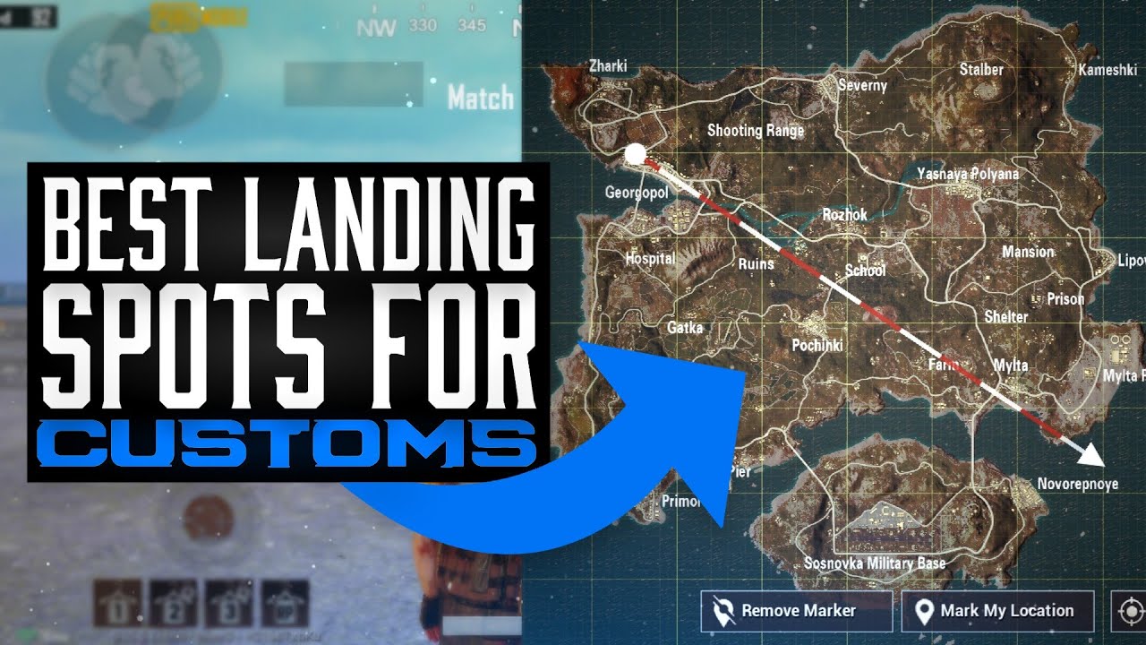 😳TOP Best Drop Locations For Competitive Scrims T3/T2 | Competitive ...