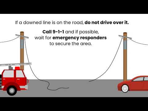 Downed Power Lines - What To Do - YouTube