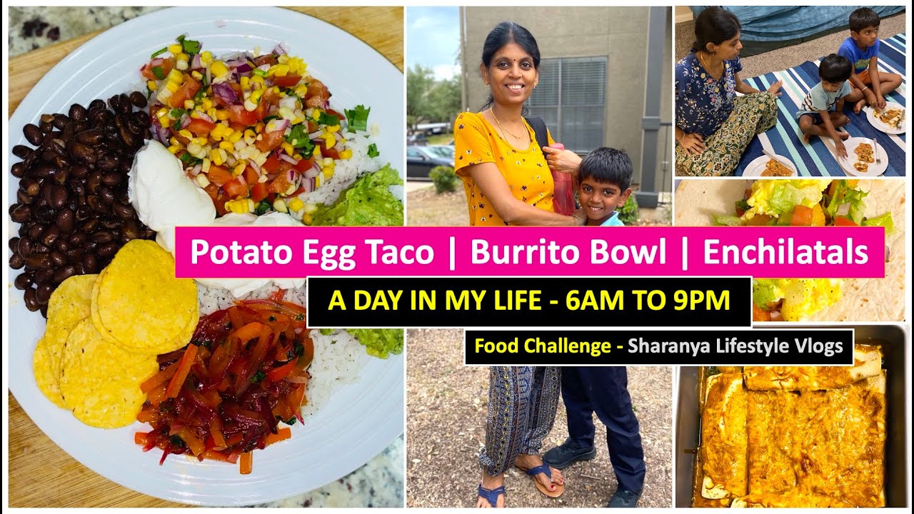 ஒரு நாள் Mexican Challenge @sharanyaslifestylevlogs / Day in my life ...