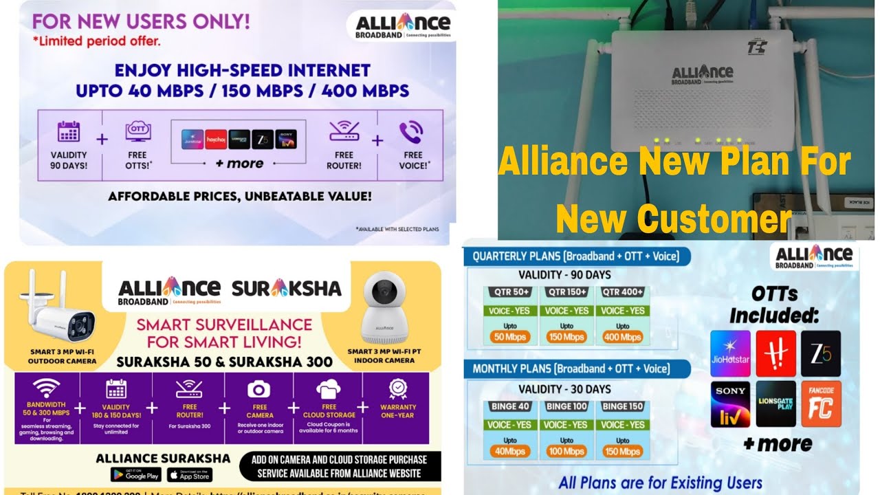 Alliance Broadband New Plan For New Customer Registration Offers| # ...