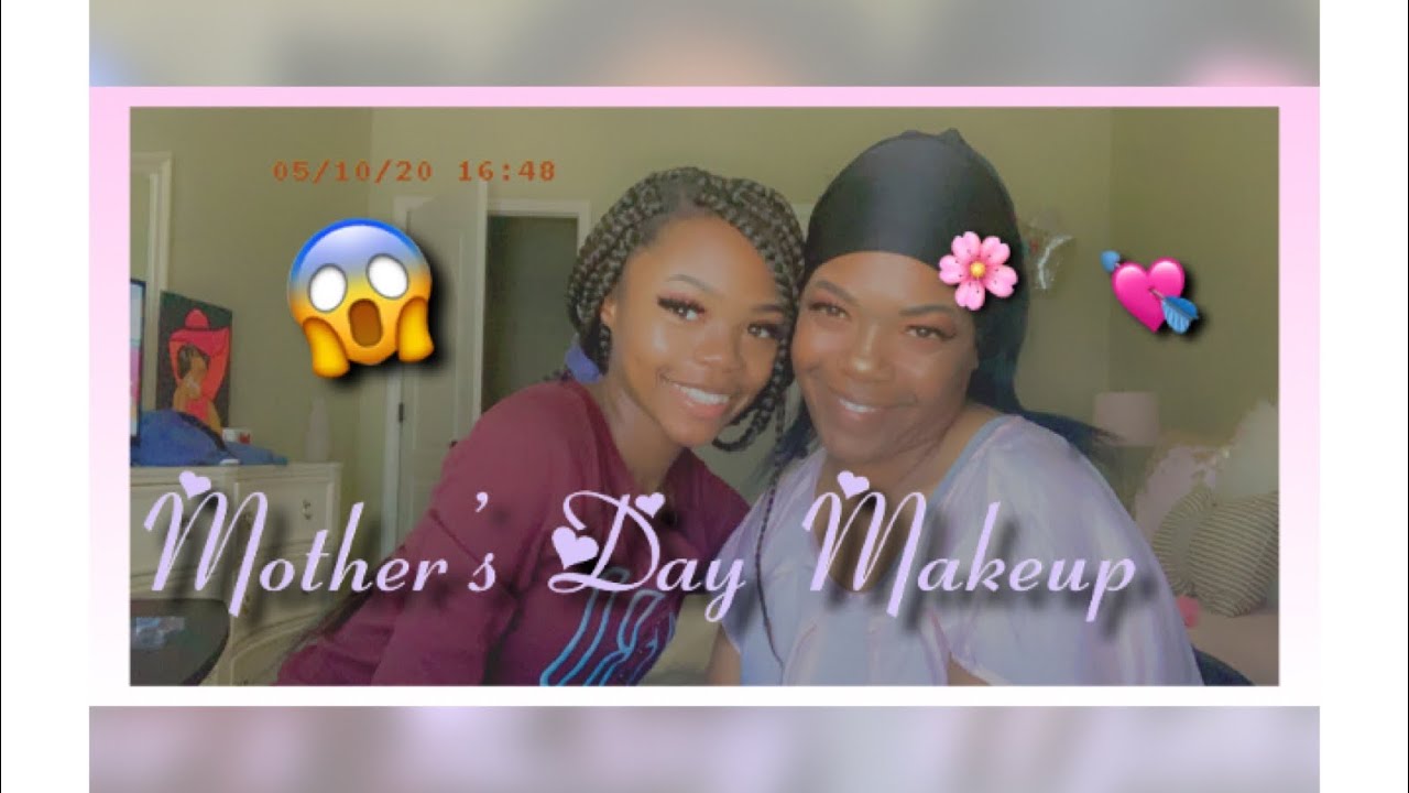 Doing my moms makeup for Mother’s Day 🥰 - YouTube