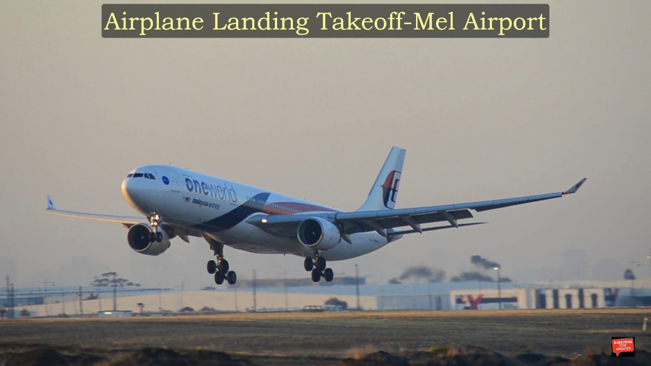 Plane windy, missed approach landings landing & Take off- Melbourne ...