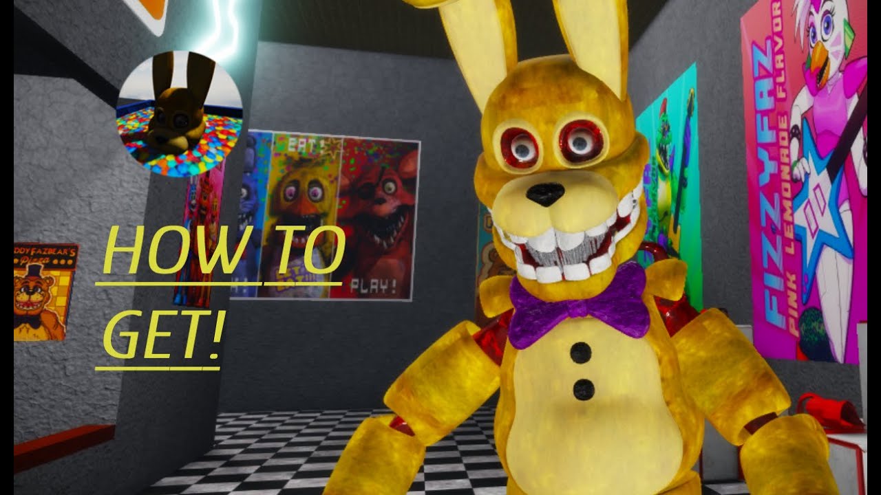 How to get "ITP SPRINGBONNIE" Badge in Fnaf: The Rebranded Times RP ...