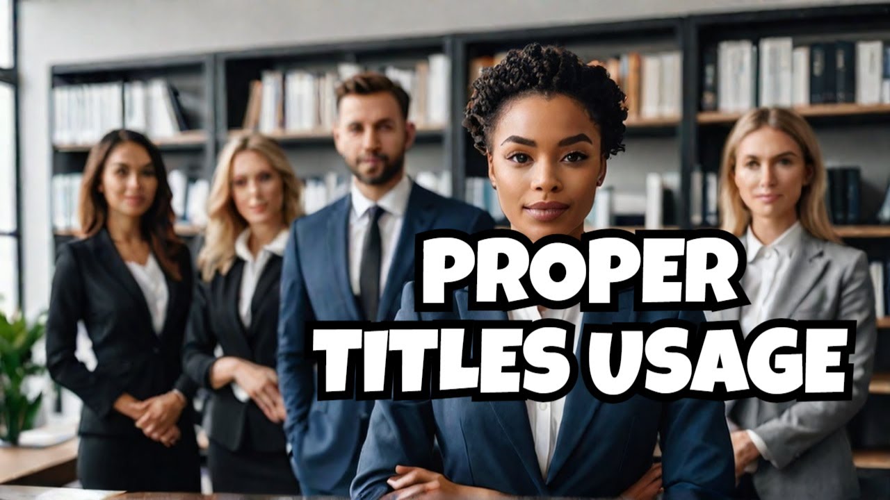 How to Use Mr, Ms, Miss, Mrs, Madam, Sir, and Dr Correctly" - YouTube