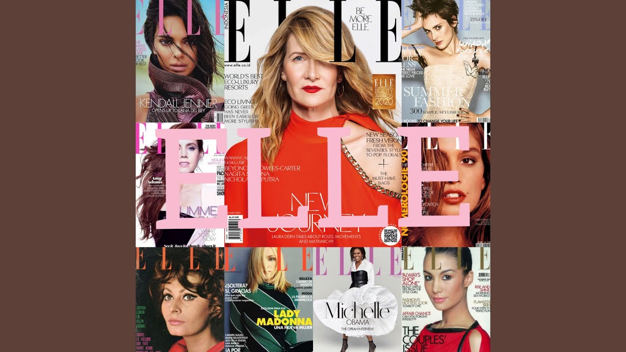 ELLE Magazine With The 100 Best ELLE Covers Of All Time - YouTube