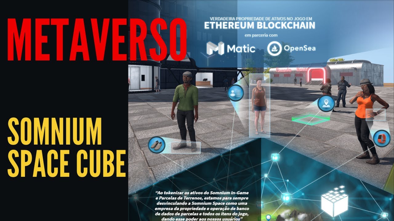 METAVERSO SOMNIUM SPACE CUBES [CRIPTOMOEDA CUBE] UM MUNDO VIRTUAL - YouTube