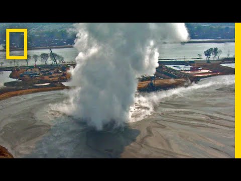Watch a Mud Volcano That's Been Erupting for 10 Years | National Geographic