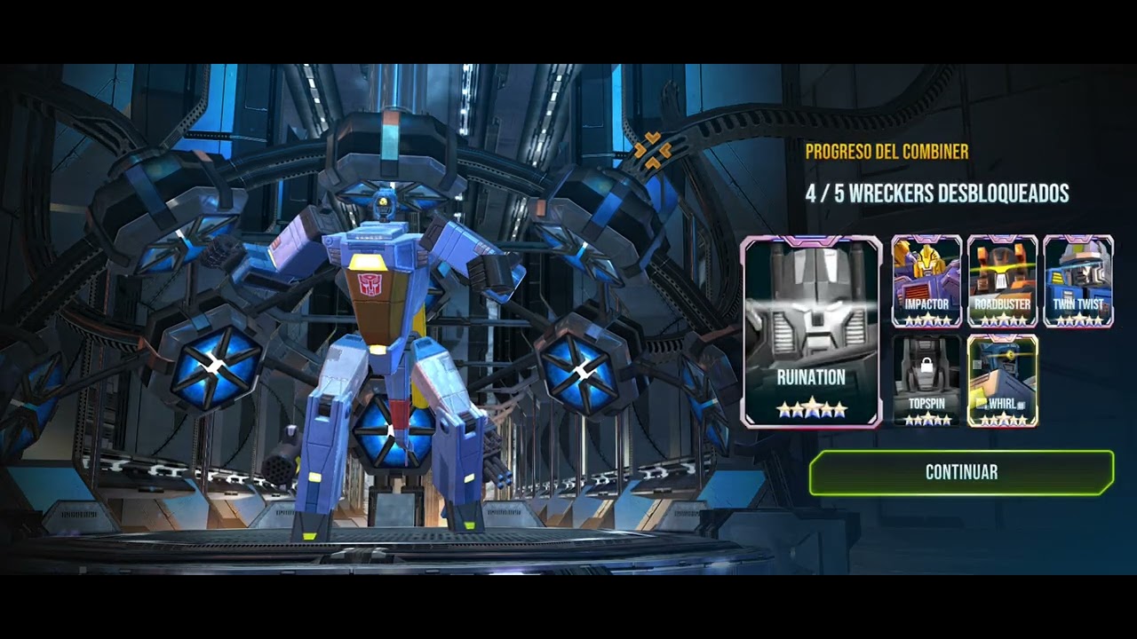 NUEVO COMBINER RUINATION 5 1ª PARTE - TRANSFORMERS EARTH WARS - YouTube