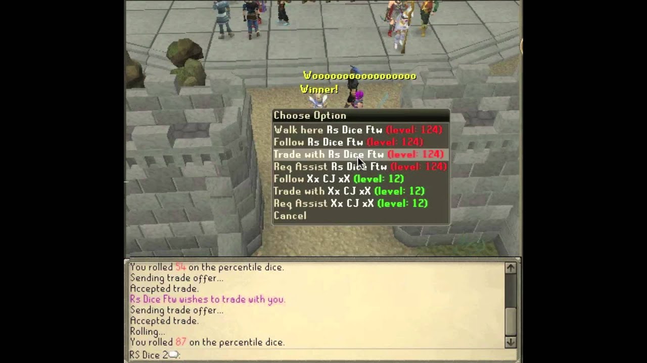 How to Play the RuneScape Dice Game with Commentary - Guide - YouTube