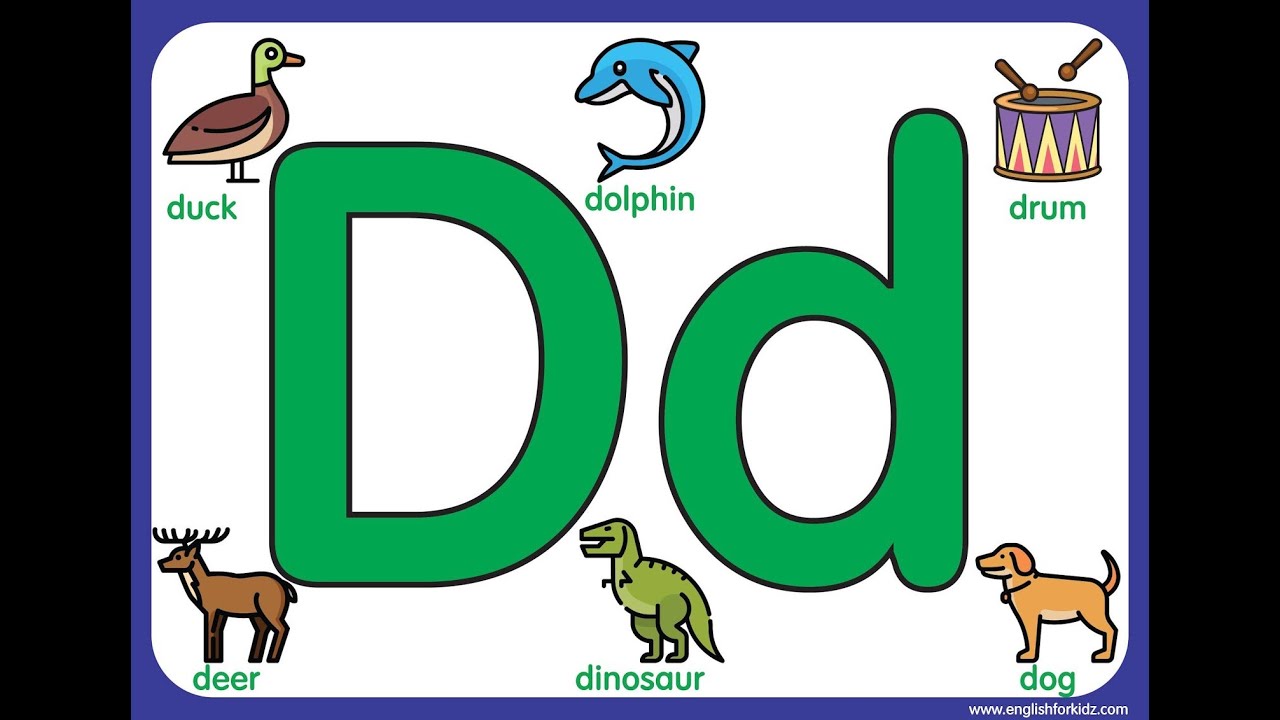 Letter D | Kids Educational Videos - YouTube