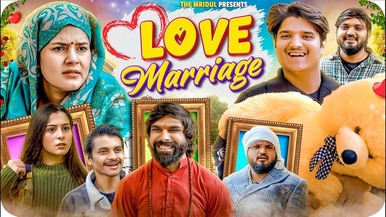 Love Marriage 😂 लव मैरिज nitin mridul new comedy video #themirdul Nitin ...