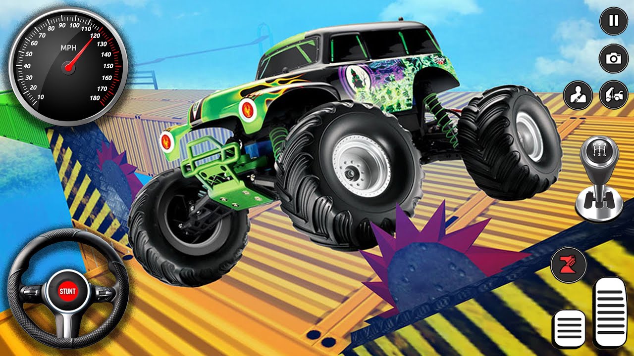 Mini Monster Truck Racing Game - Real Time Multiplayer Gameplay ...