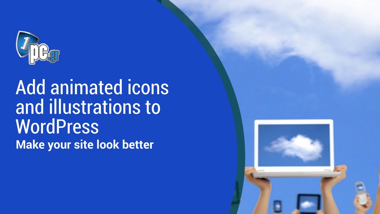 Add animated icons and illustrations to WordPress - YouTube