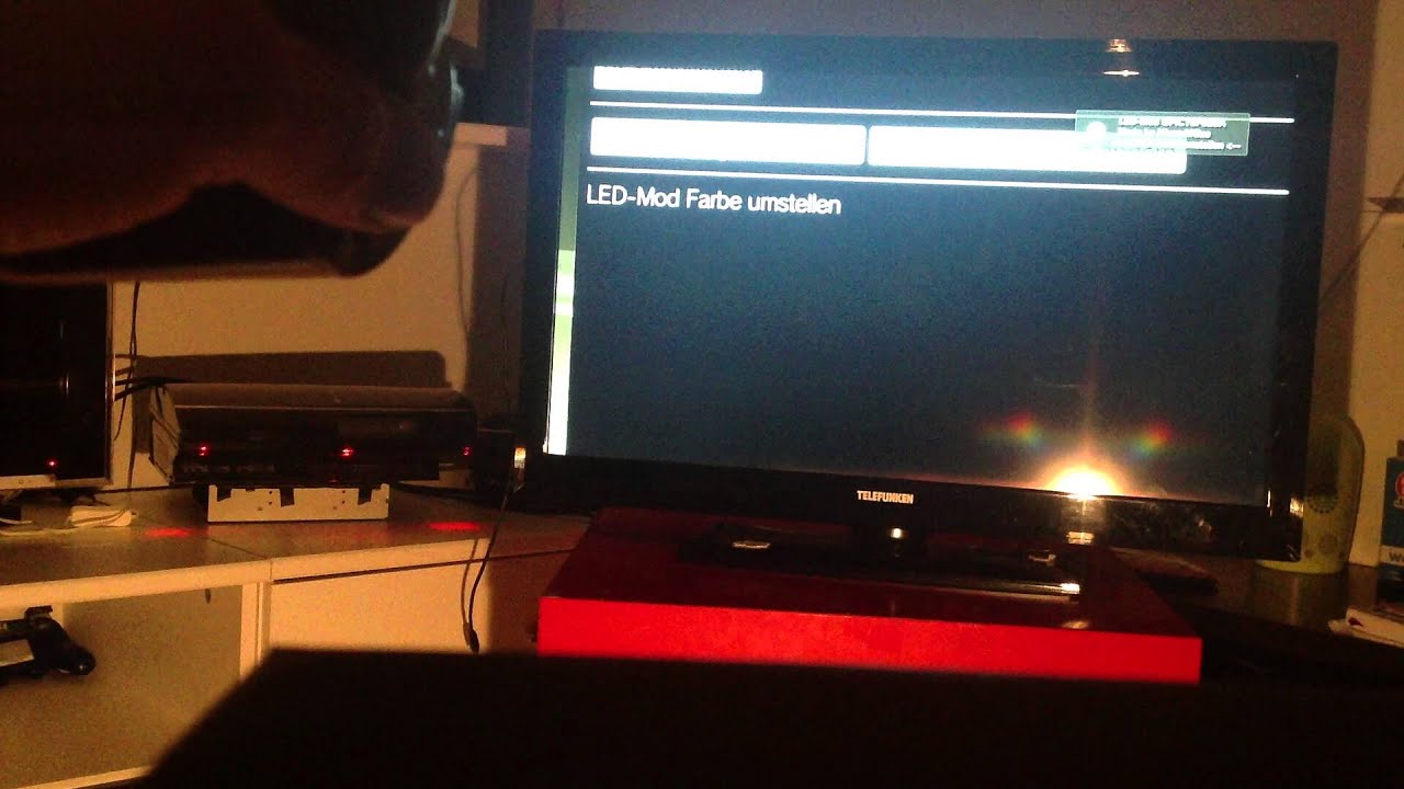 PS3 LED Mod Farbe und Schriftzug - YouTube