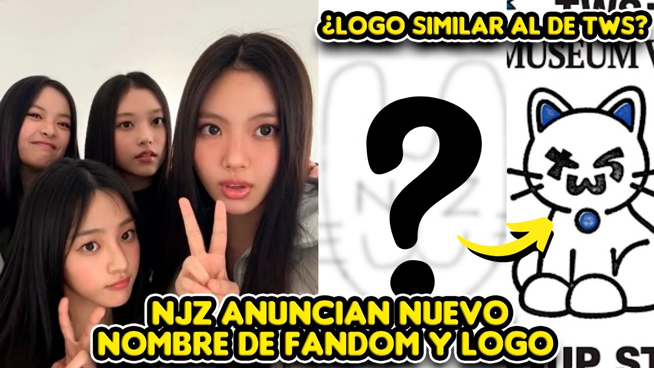 NJZ (NEWJEANS) ANUNCIAN NUEVO NOMBRE DE FANDOM Y LOGO + ¿LOGO SIMILAR ...