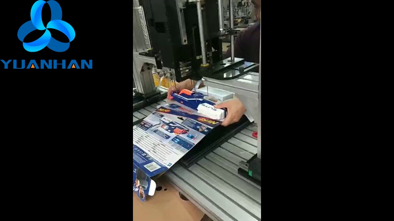 Elastic staple fastening system, Elastic staple packaging machine - YouTube