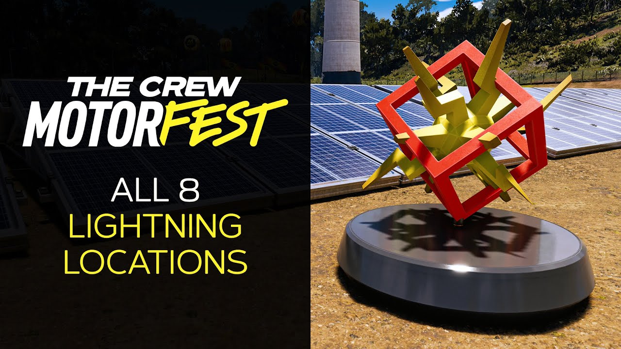 The Crew Motorfest - All 8 Lightning Locations ("E-nergy" Challenge ...