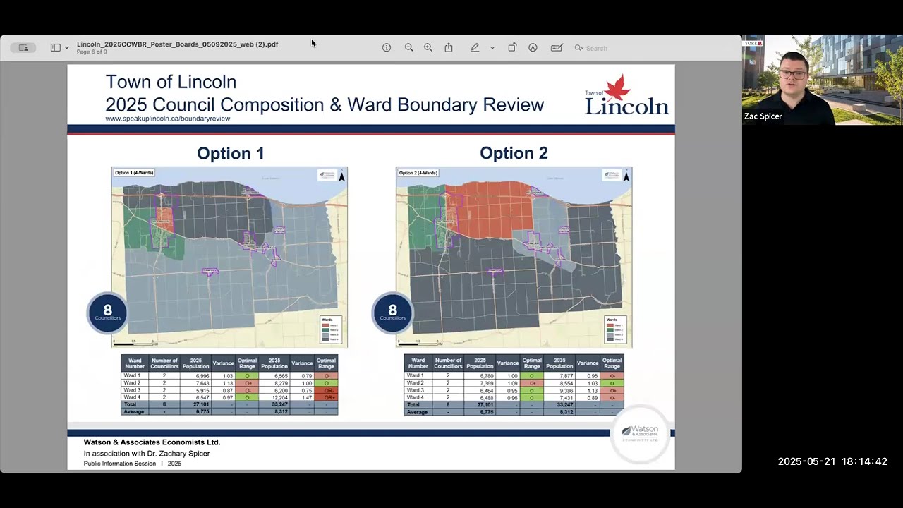 Town of Lincoln - Ward Boundary and Council Composition Review - YouTube