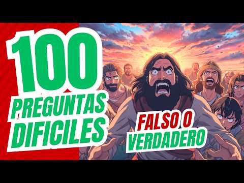 100 PREGUNTAS BÍBLICAS DIFÍCILES 😱❓ EL MAYOR DESAFÍO DE LA BIBLIA PARA CRISTIANOS