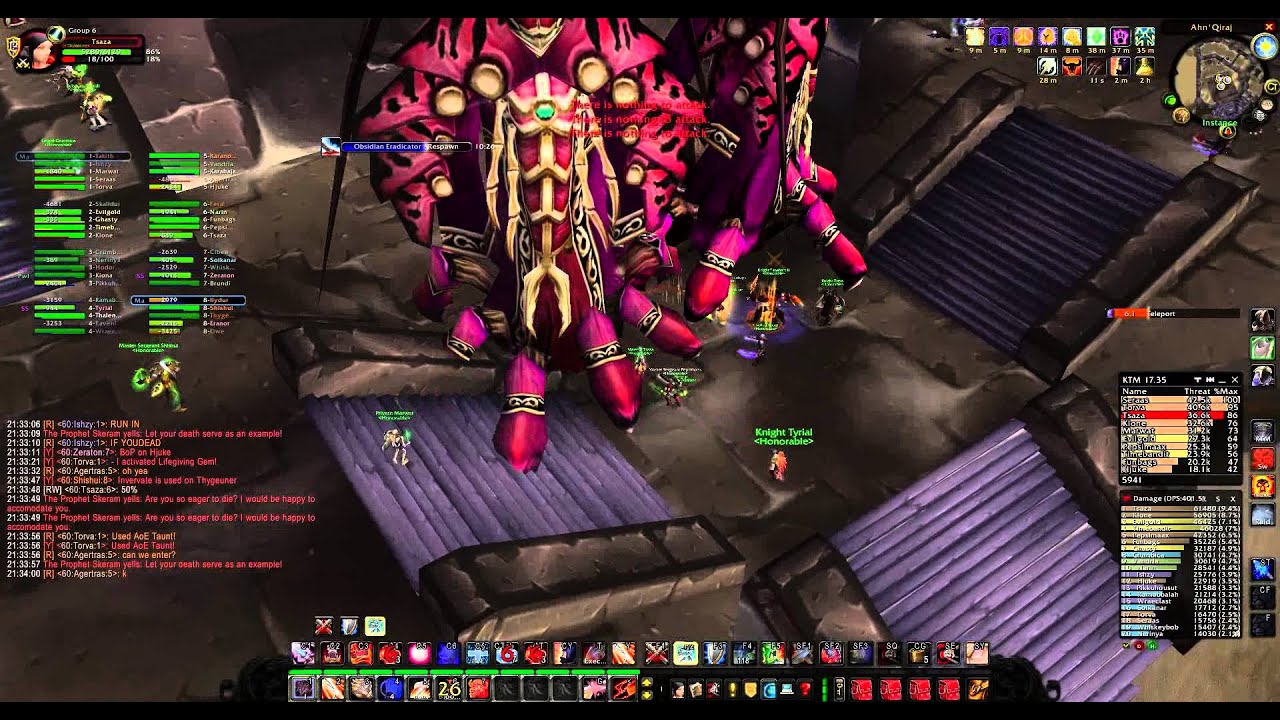 AQ40: Honorable vs The Prophet Skeram - YouTube