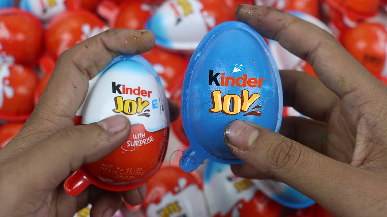 NEW! 500 Glitter Kinder Joy | 200 Kinder Surprise Egg Toys Opening ...