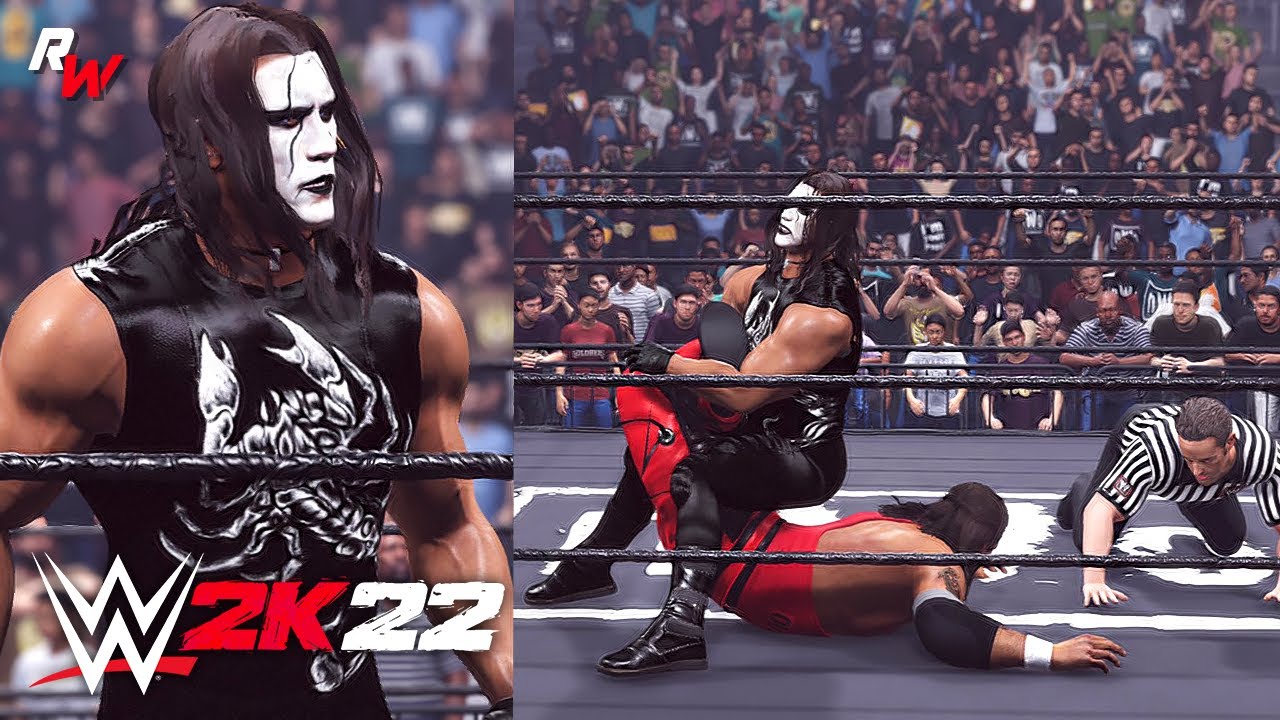 Sting with the Scorpion DEATHLOCK! Sting vs Kevin Nash (Epic Cinematic ...