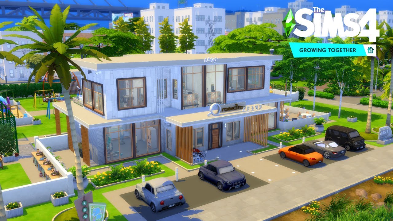 Recreation Centre & Splash Park!! 🎮🐬|| The Sims 4 Growing Together ...