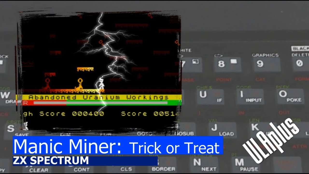 ZX Spectrum =Manic Miner: Trick or Treat= ULAplus - YouTube