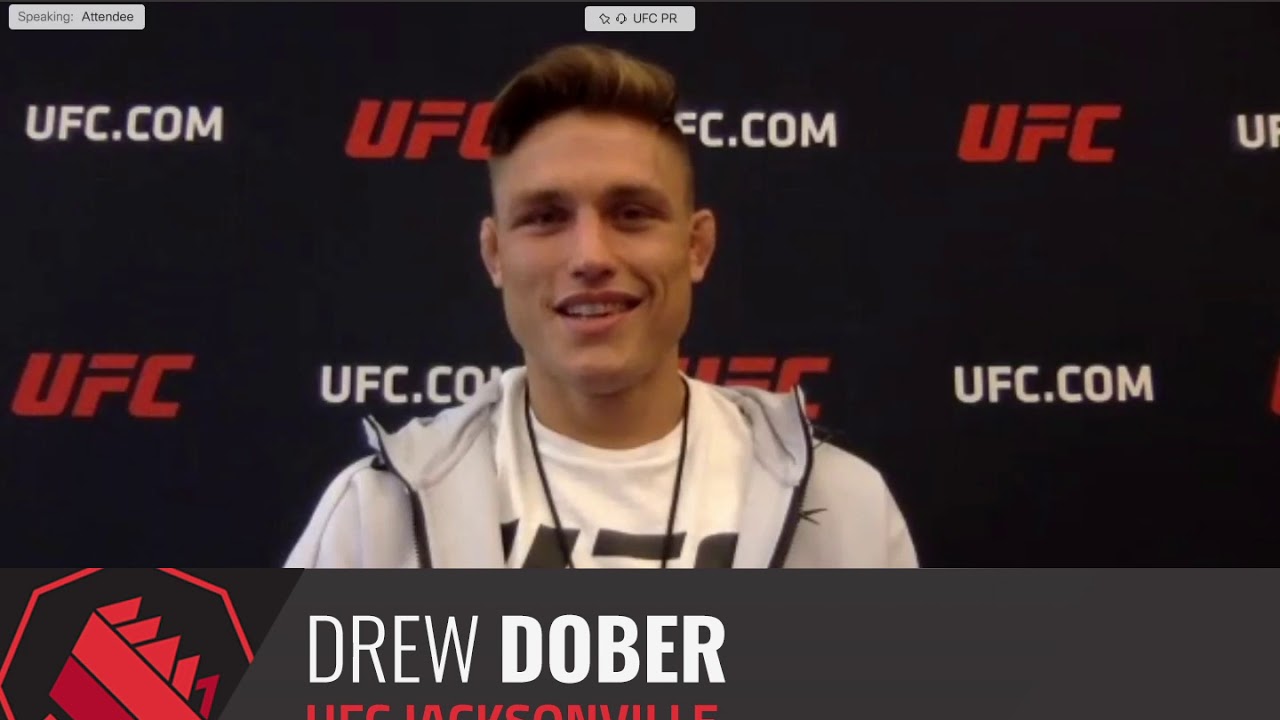 UFC Jacksonville: Drew Dober virtual media day - YouTube