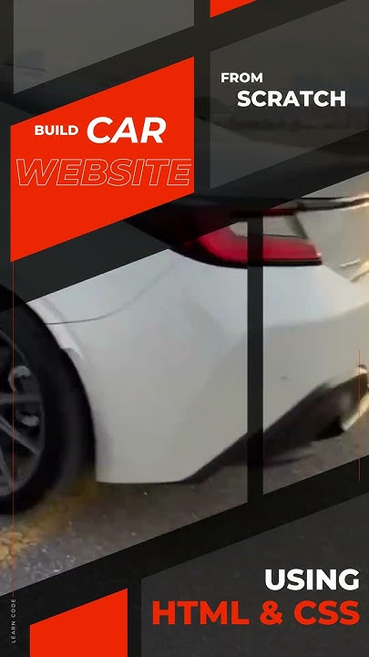Building a Car Website from Scratch | HTML, CSS & Modern Styling #shorts - YouTube