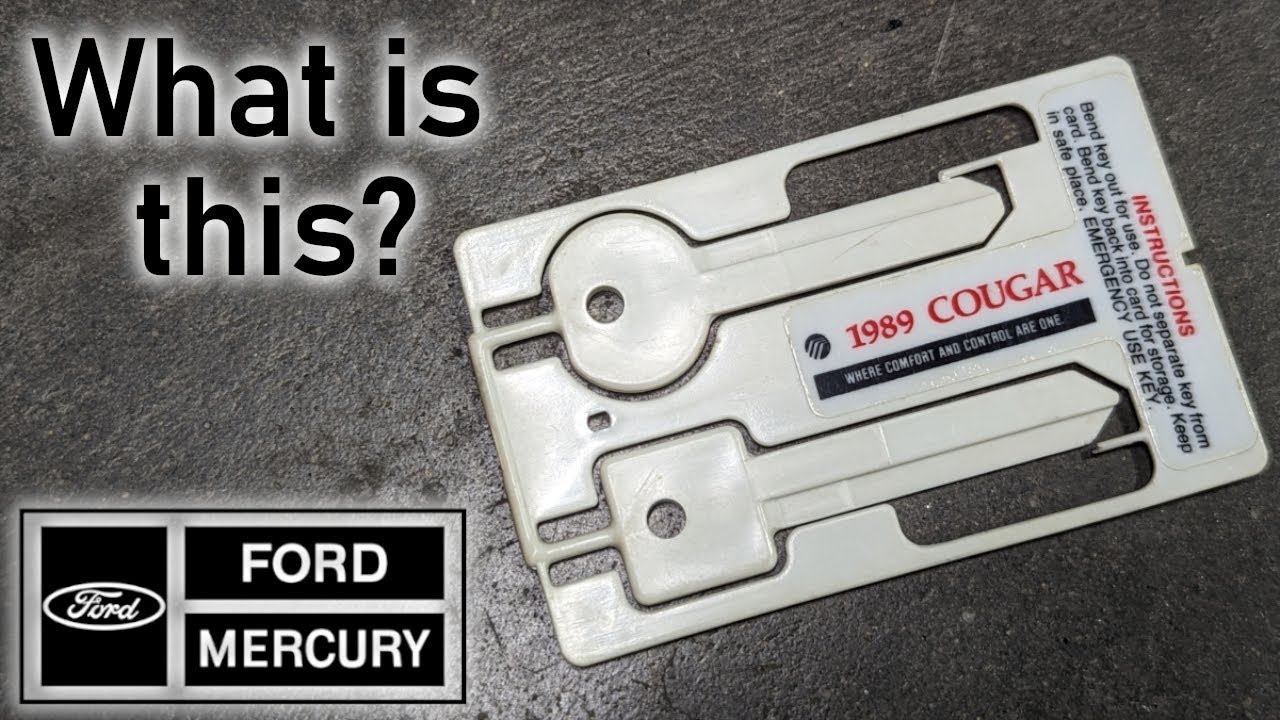 Ford 8005-X and Plastic Emergency Keys - Do They Even Work? - YouTube