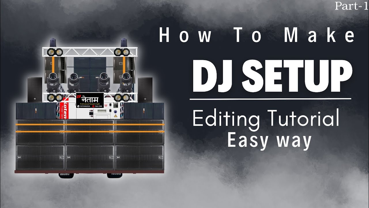 How To Make Dj Setup photo In Canva || Easy Way Process Part- 1 ...