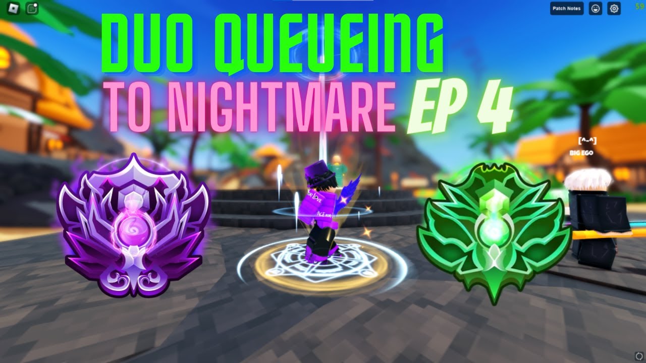 Duo Queueing To NIGHTMARE RANK EP 3... (Roblox BedWars) - YouTube