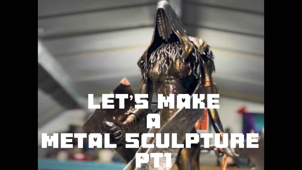 Let’s make a Metal Sculpture pt1, welding a work of art from scrap ...