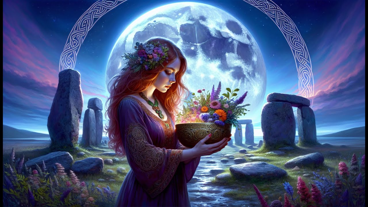 Unlock the Magic: Celtic Offering Ritual with Flowers & Herbs - YouTube