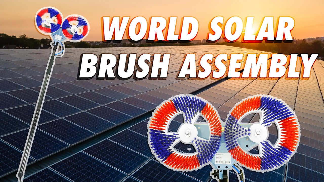 How To Assemble The World Solar Dual Power Solar Brush - YouTube