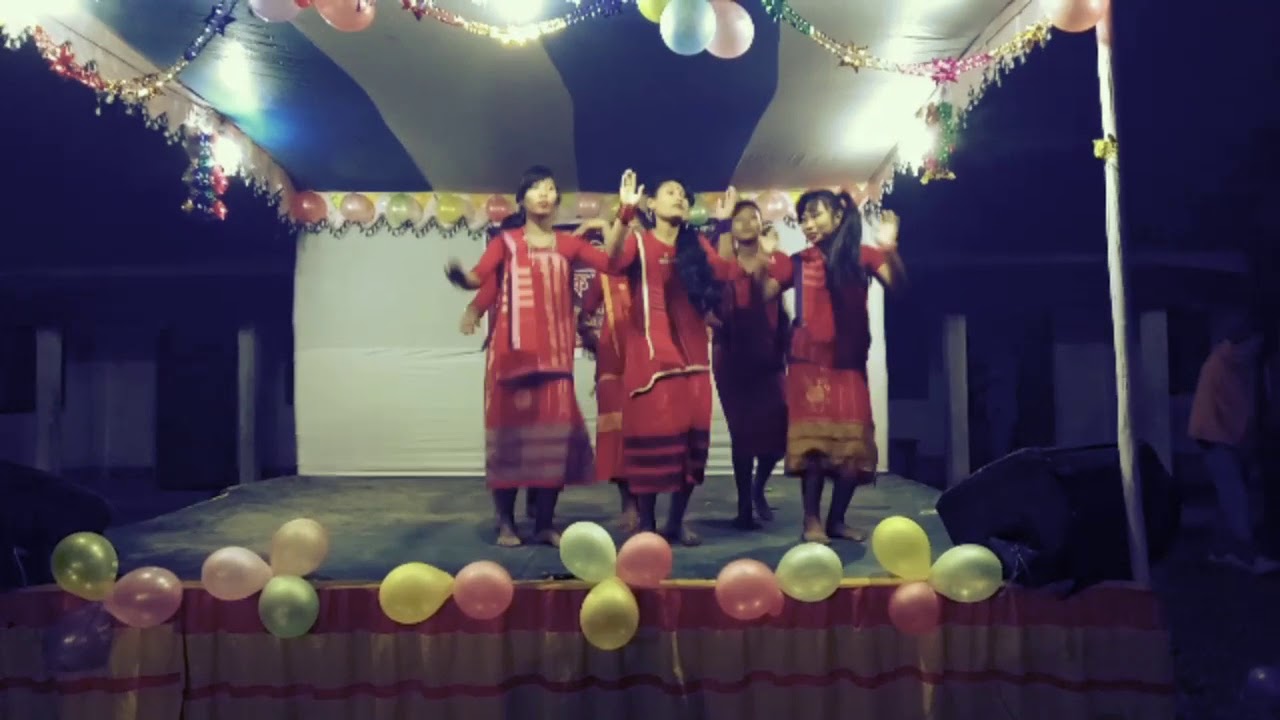 Garo Dance By Garo girls at Ghoshber - YouTube