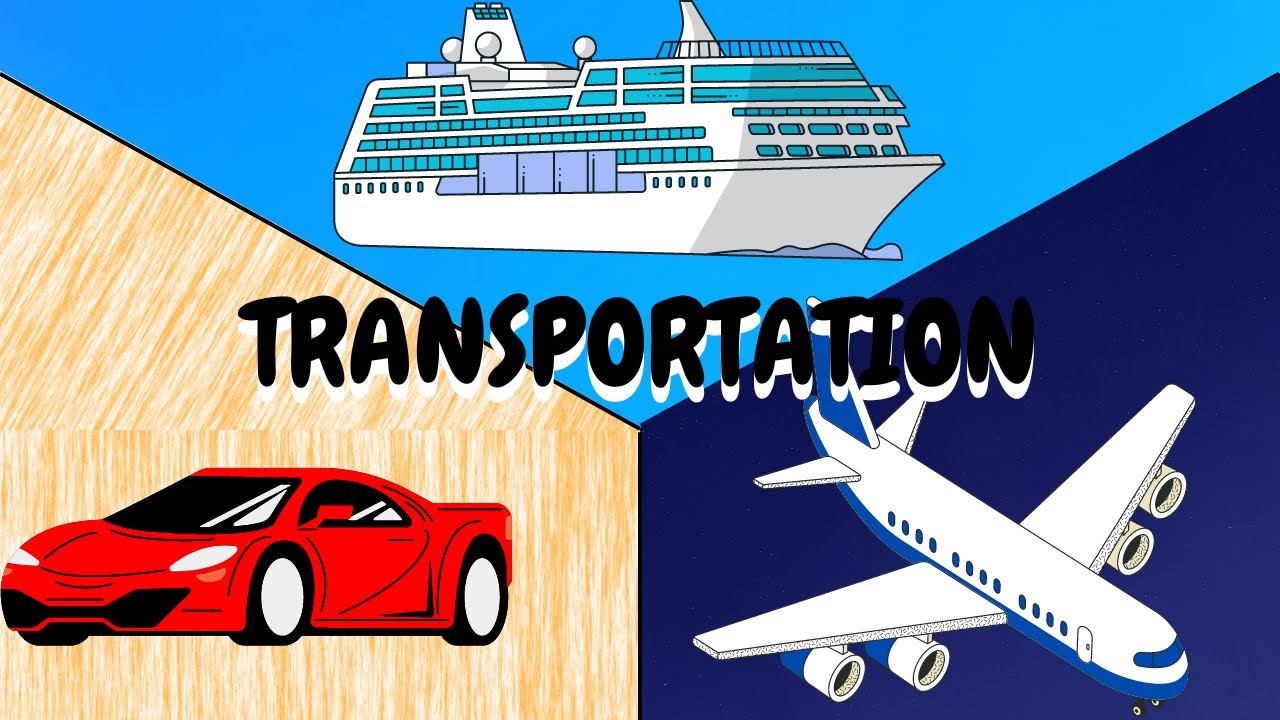 Transportation For Kids I Land, Air And Water I Learn with Dana School ...