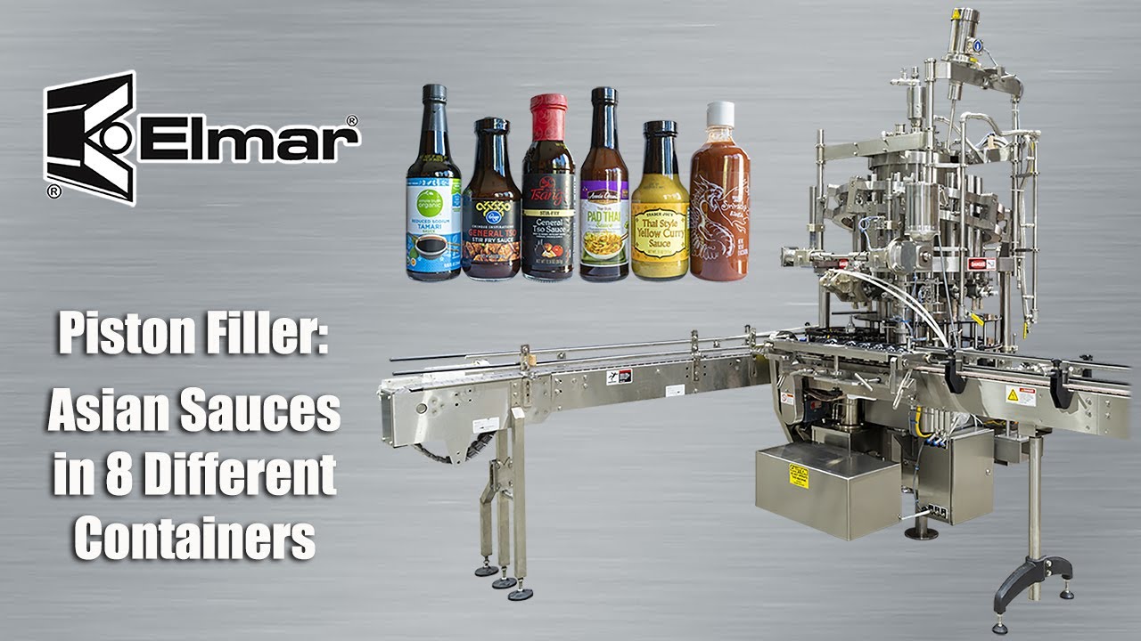 Elmar Piston Filler for Asian Sauces - YouTube