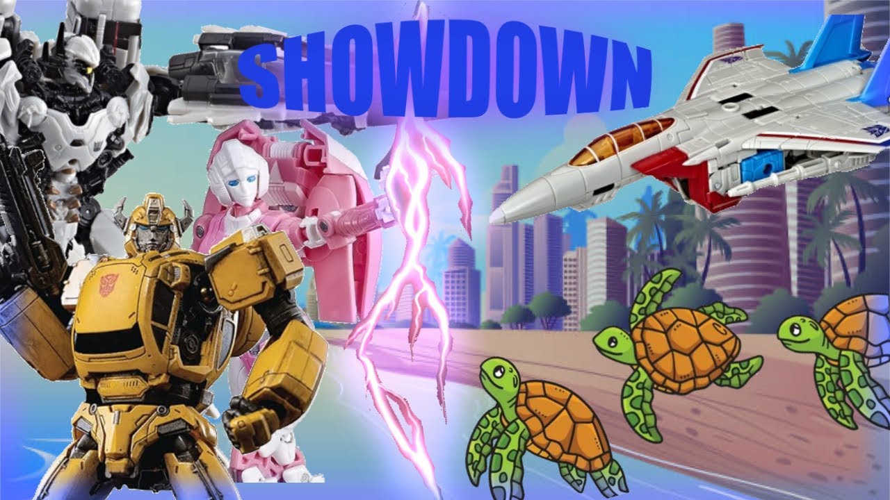Transformers Beach Battle — Stop Motion Animated Short - YouTube
