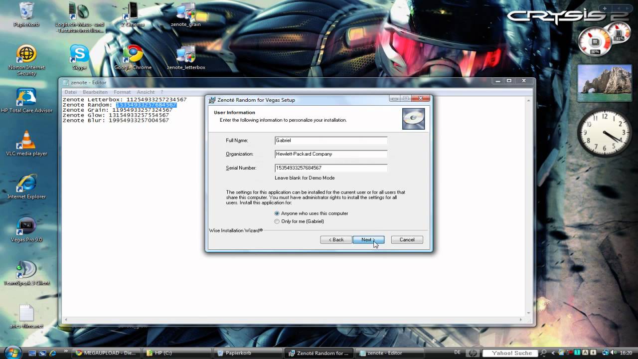 Zenoté Plugins für Sony Vegas installieren - YouTube