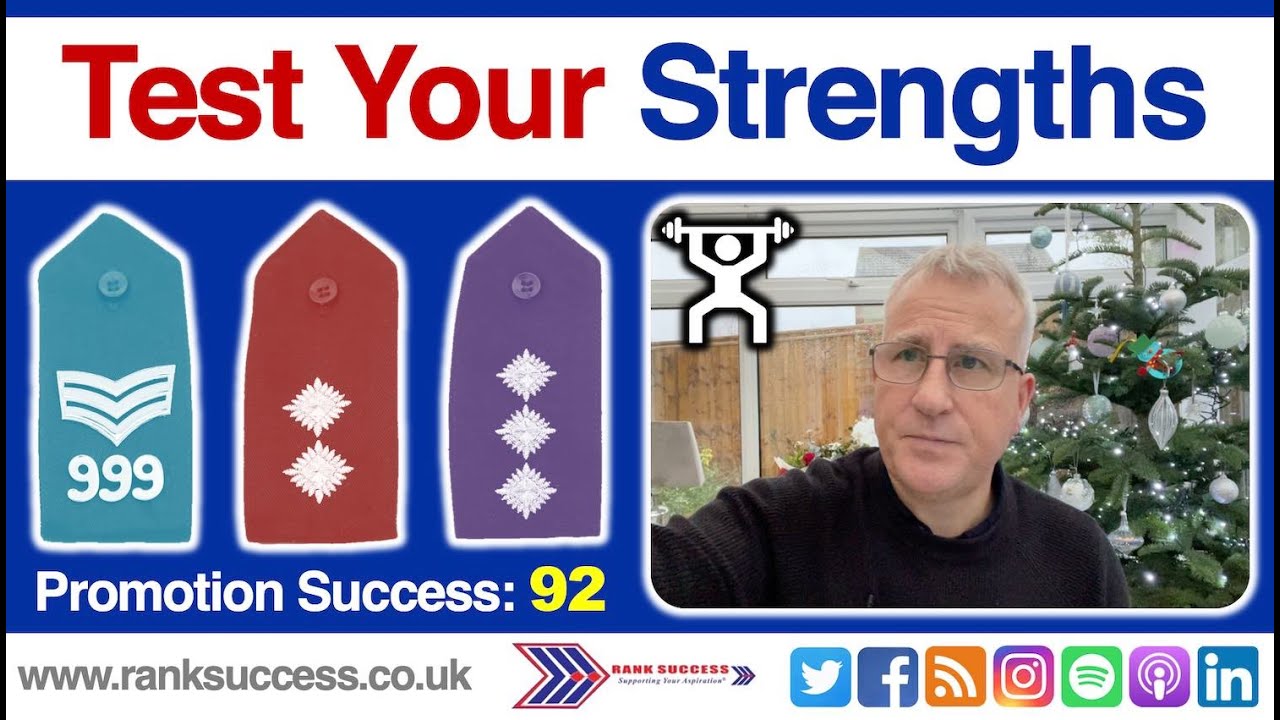 Testing Your Strengths as Police Promotion Prep - YouTube