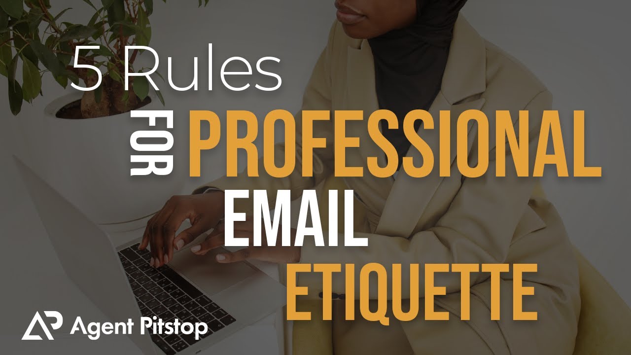 5 Rules For Professional Email Etiquette - YouTube