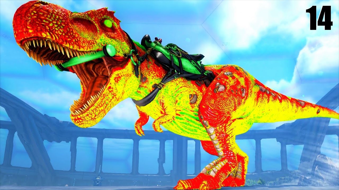 NOGLIN TROUBLES, ALPHA POISON REX & PRIME RAPTOR! | ARK GEN2 MODDED ARK ...
