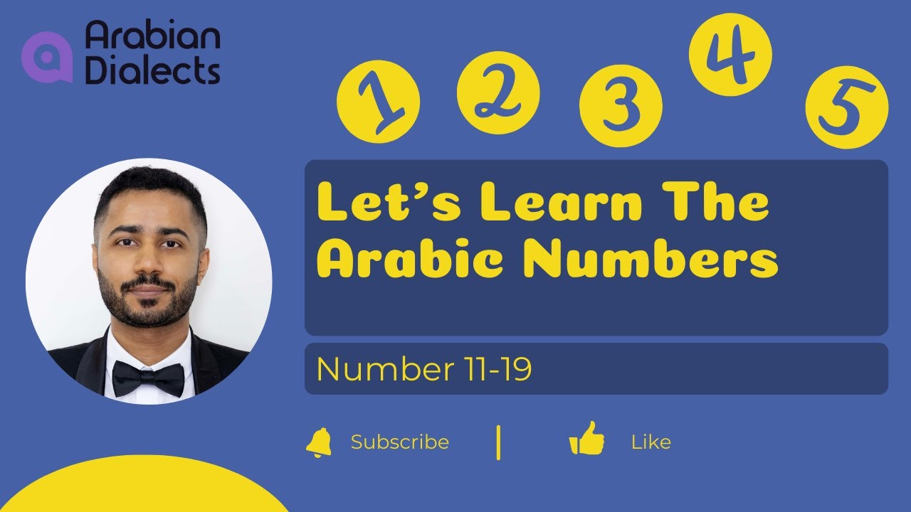 Master Arabic Numbers 11-19 | Gulf Arabic Pronunciation & Reading Guide ...