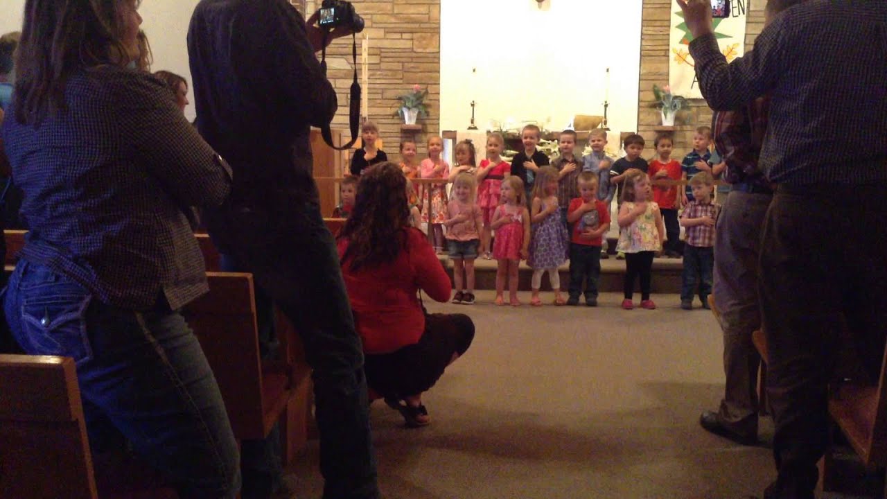 Pledge of Allegiance - preschool version :) - YouTube