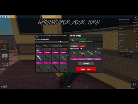 MM2 trading skool and ghost gun #61 - YouTube