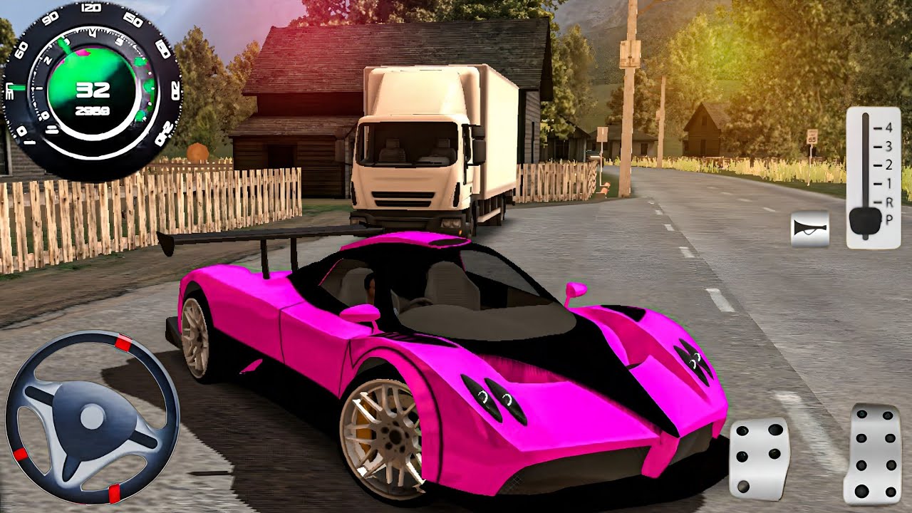 New Pagani Zonda Supercar Driving Simulator Game - Driving School Sim ...